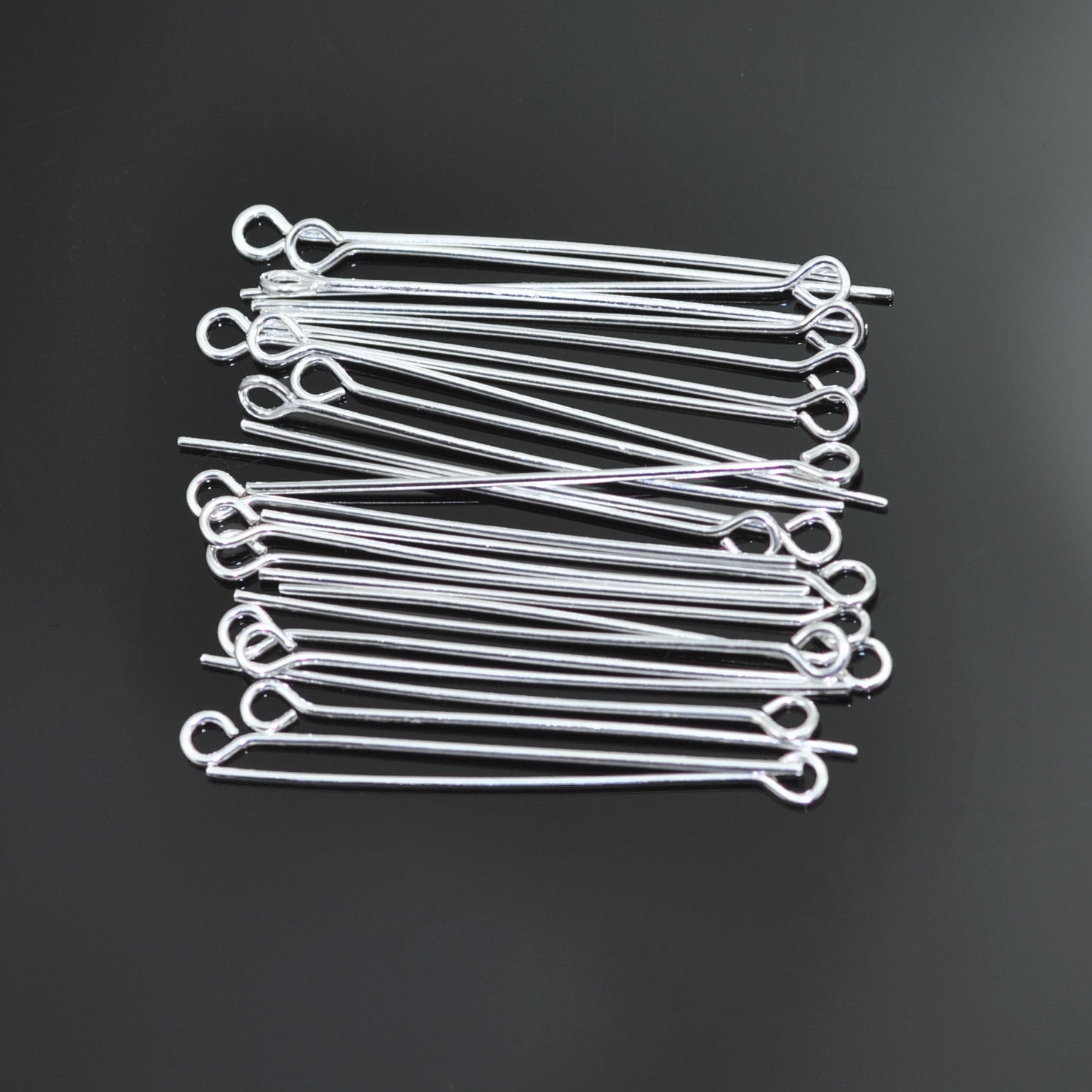 Genuine 925 Sterling Silver Eye Pins For Jewellery Making Etsy Uk