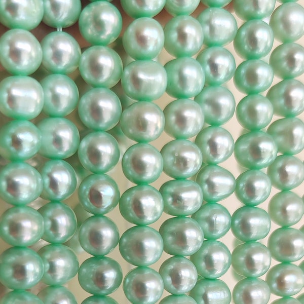 Mint Green Pearls - Etsy