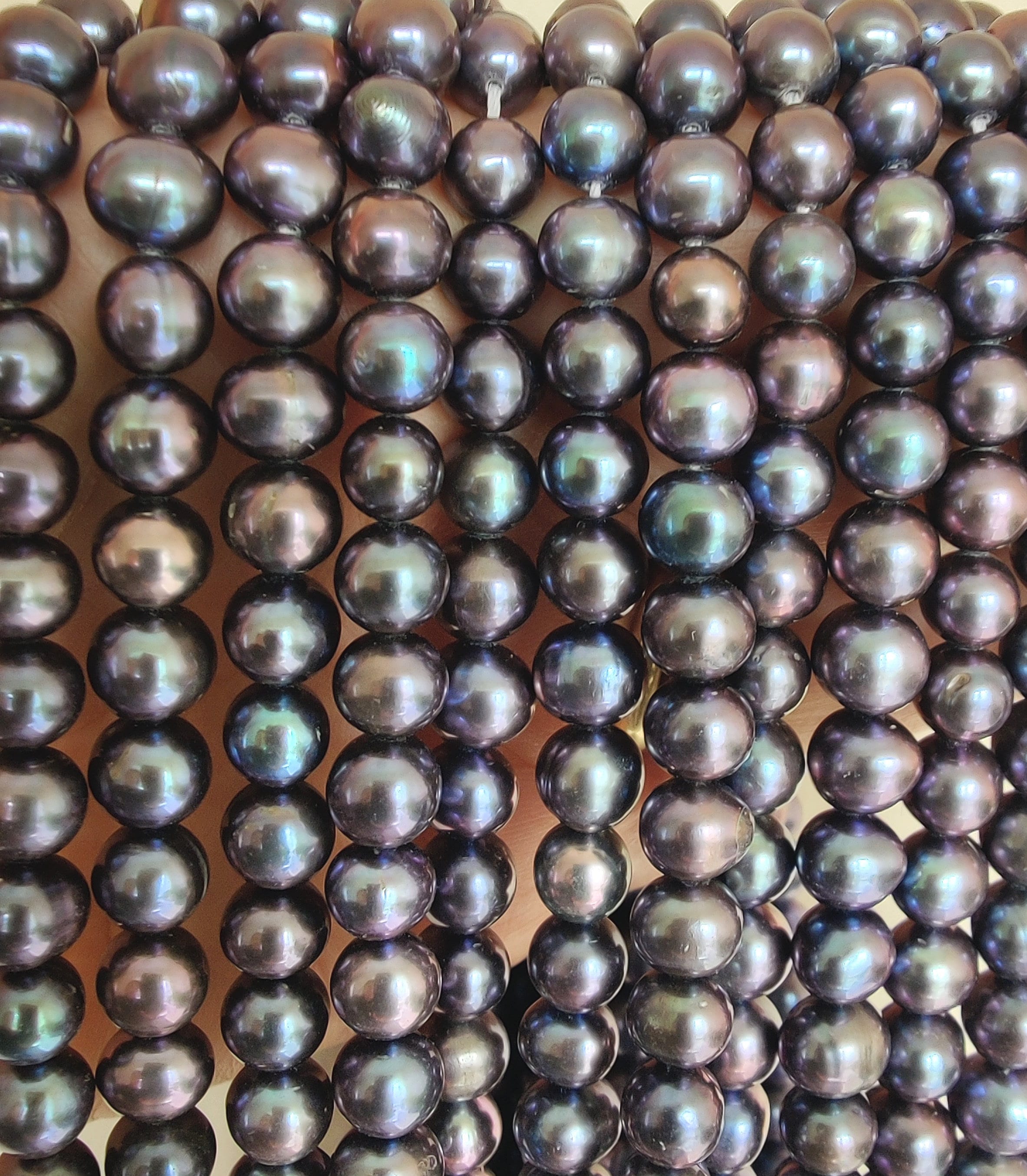Near Round Genuine Freshwater Loose Pearls for Jewellery Making 7-8 Mm ...