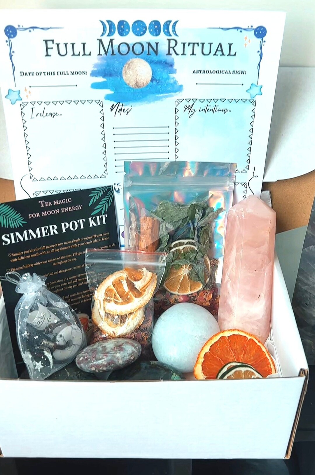 February Full Moon Witch Box, Gift Box for Her, Crystal Gift Box ...