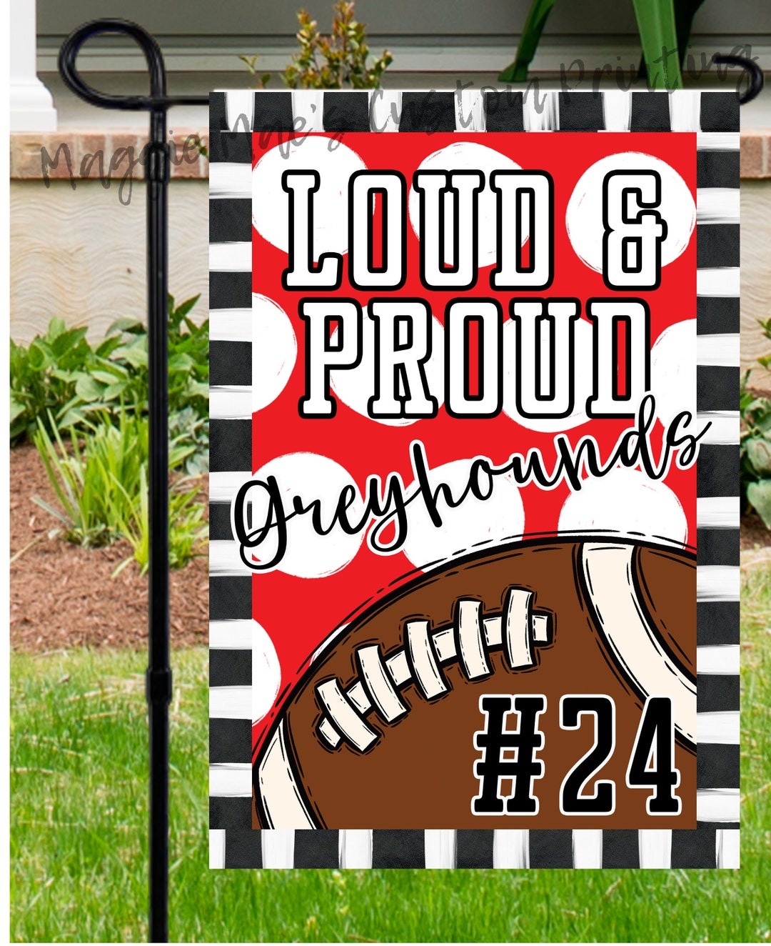 Football Garden Flag - Etsy