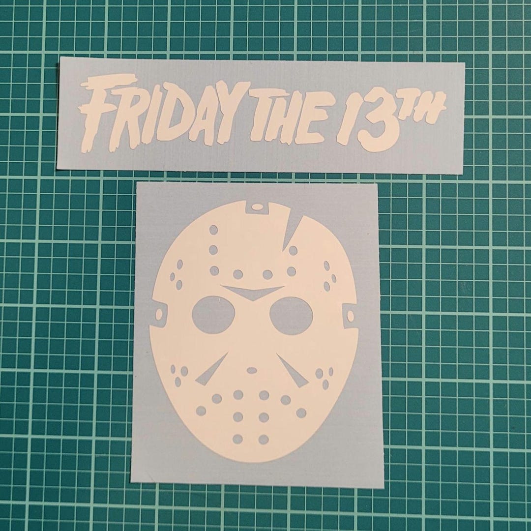 Friday the 13th Two (2) Decal Set - Etsy