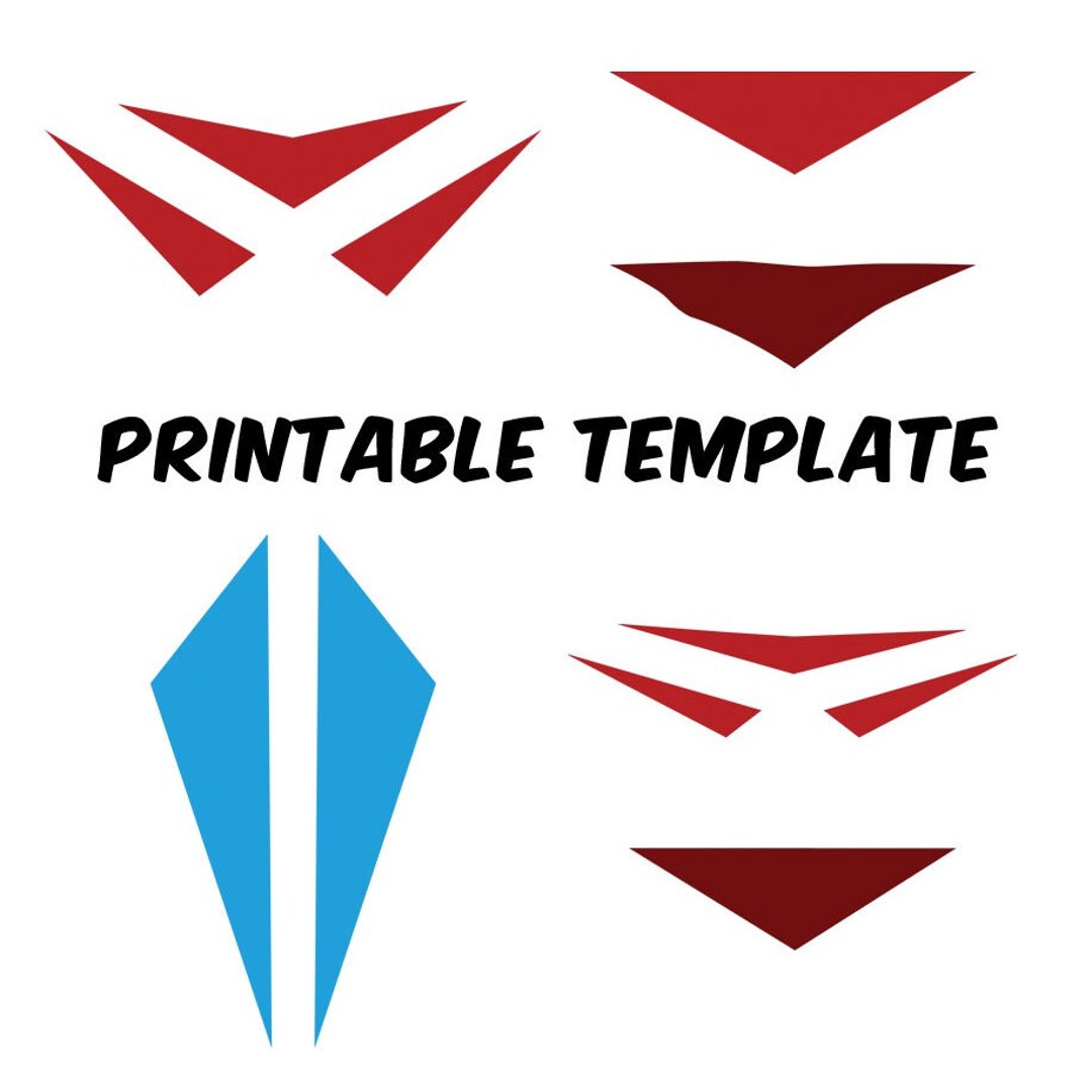 Chevrons TEMPLATE - Digital Download - Etsy