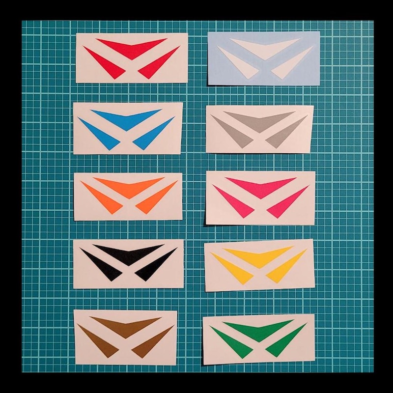 10 Chevron Decal - Etsy