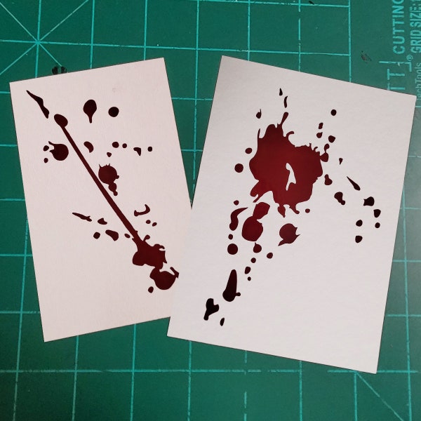 Blood Splatter Decals - Etsy