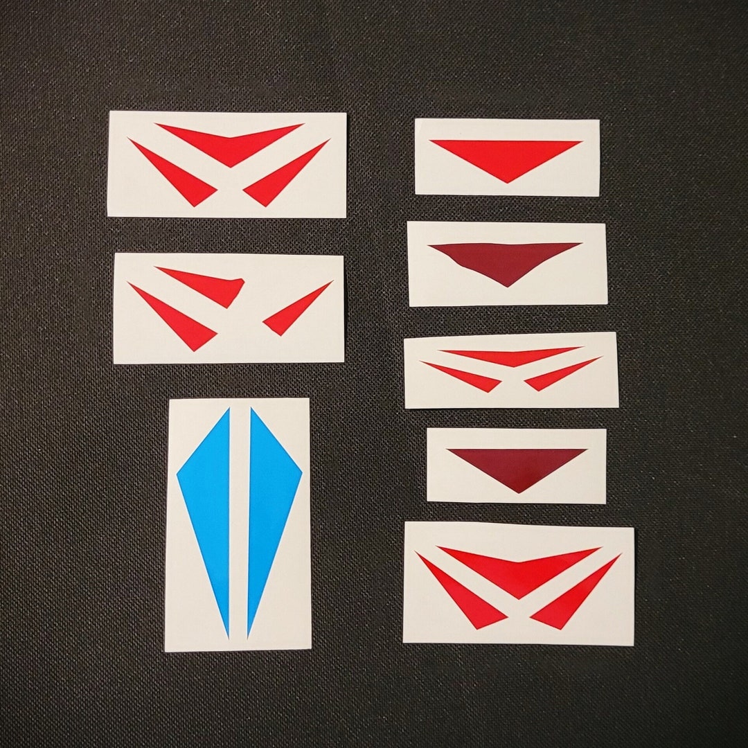 Full Set of Vinyl Chevron Decals (8) - Etsy