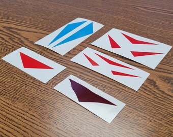 Chevron Labels - Etsy