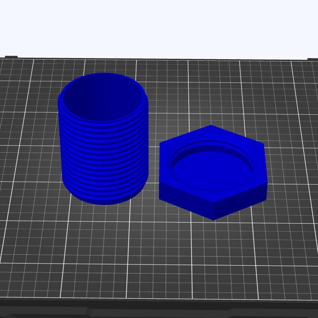Digital: Big Bolt Storage Container 3D Print File - Etsy
