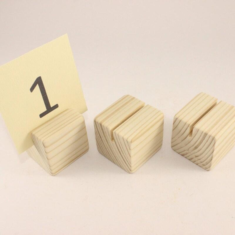 Table Number Holders - Etsy