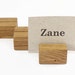 Set of 30 Wooden Card Holders | Table Number Holder | Oak Table Decors ...
