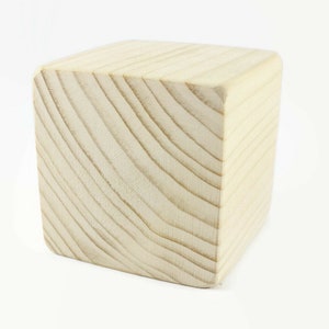 Big Wooden Blocks | 2,7" | 7 Cm | 70mm Blocks | 70x70 Blocks | 2,7 Inch ...