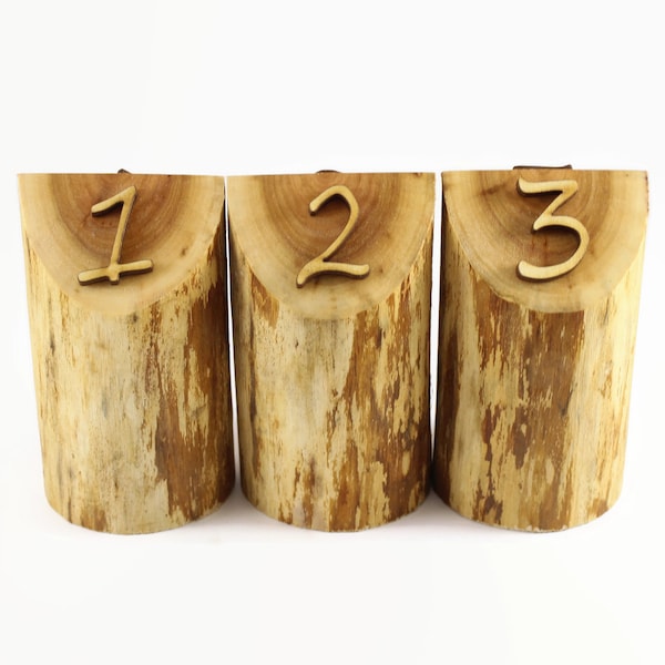 Wood Table Numbers - Etsy New Zealand