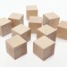 Set of 10 Pine Wooden Blocks 1 1/2 Inch 4 Cm Unfinished Wood Blocks ...