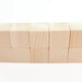 Set of 10 Pine Wooden Blocks 1 1/2 Inch 4 Cm Unfinished Wood Blocks ...