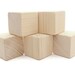 Set of 10 Wooden Blocks | 2 " | 5 Cm | 2 Inch Blocks | Unfinished Cubes ...