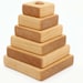 Wooden Pyramid | Square Stacking Toy | Learning Toy | Montessori Toys ...