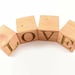 Personalized Wood Blocks. 2 Inch Cubes. Wooden Letter Blocks. - Etsy