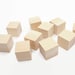 Set of 10 Pine Wooden Blocks 1 1/2 Inch 4 Cm Unfinished Wood Blocks ...
