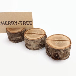 Set of 10 Cherry Tree Place Card Holders | Woodland Wedding Decors ...