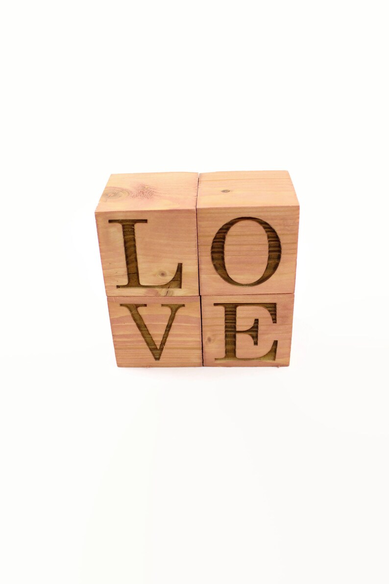 Personalized Wood Blocks. 2 Inch Cubes. Wooden Letter Blocks. - Etsy