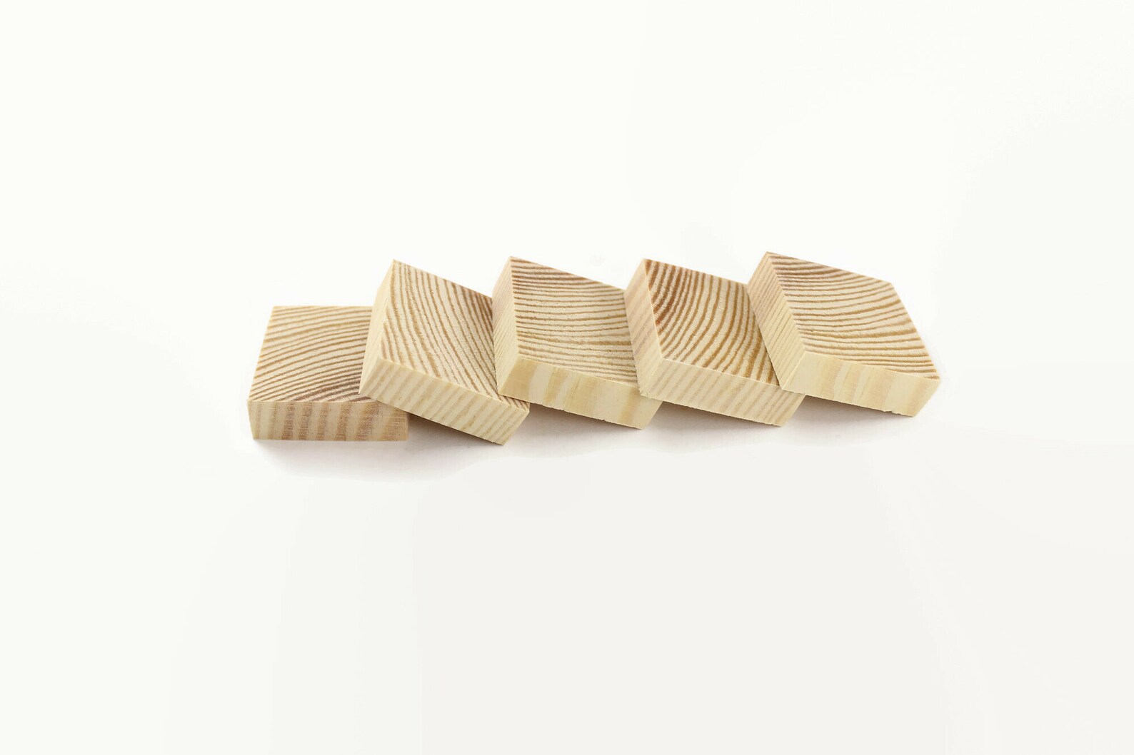 Set of 10 20 30 40 50 3cm Wooden Squares | 1,2" | 3 Cm | Wood Crafts ...