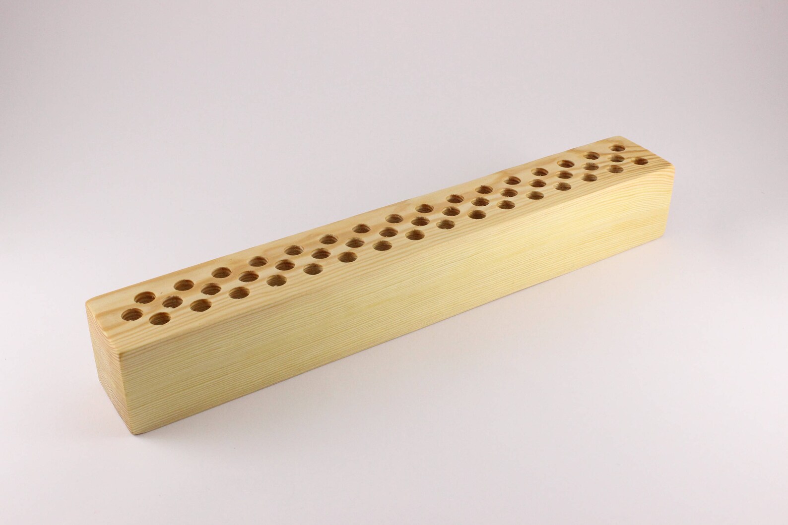 Large wooden pencil holder Big pencil holder Desk decor | Etsy