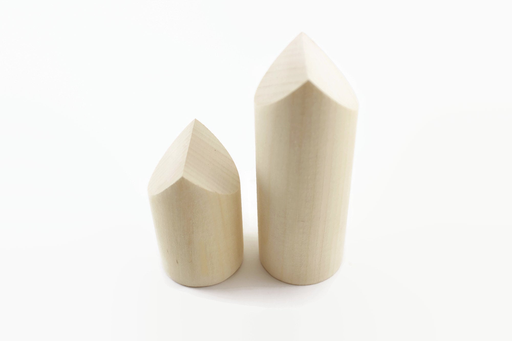 Wooden Tower Shapes. Unfinished Wood Towers. Wooden Crafts Supplies ...