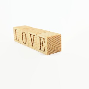 Personalized Wooden Blocks | 1 Inch Letter Blocks | Engraved Letters ...