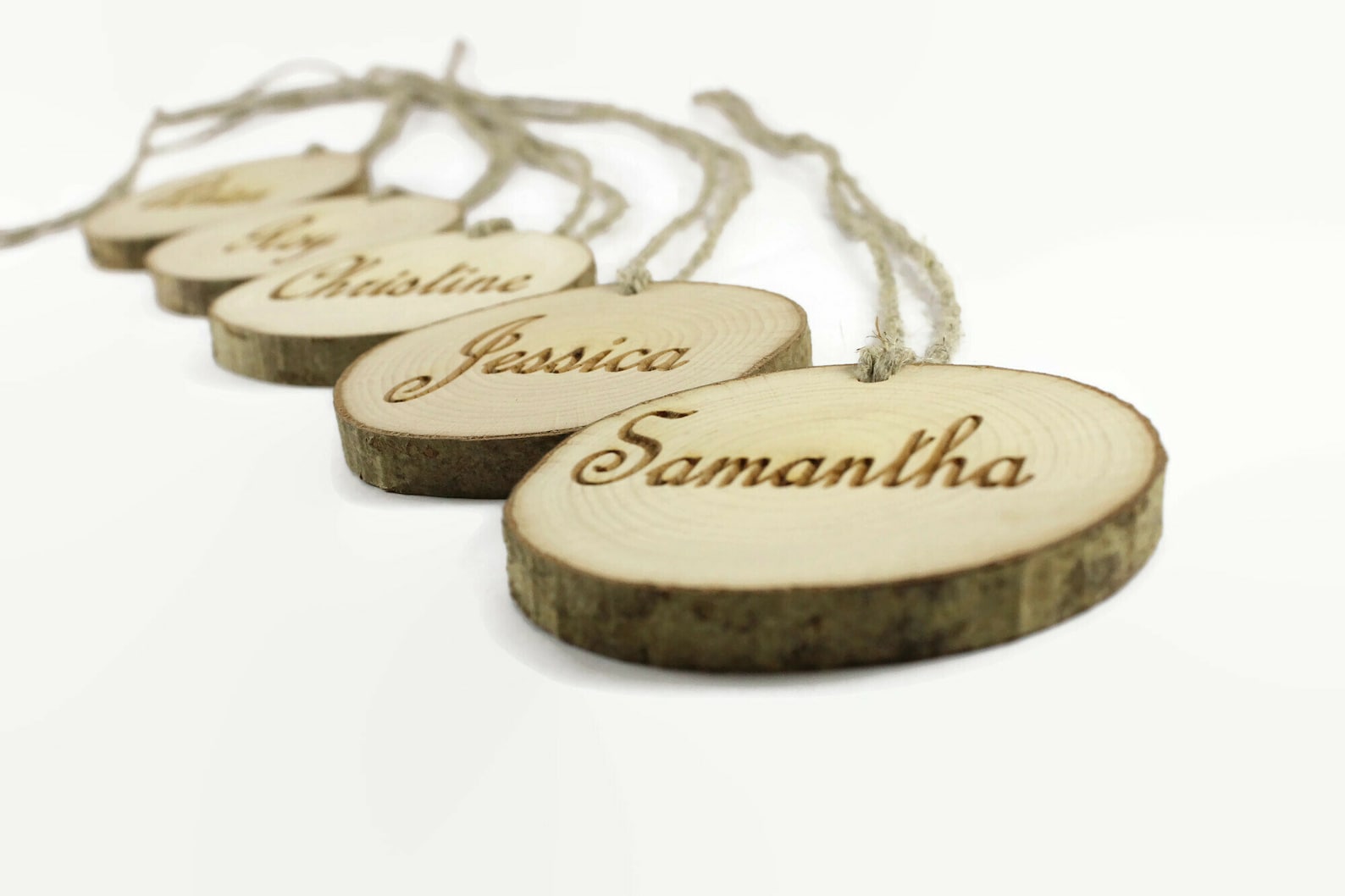 Set of 50 Personalized Wooden Name Tags 2-3 Wooden - Etsy