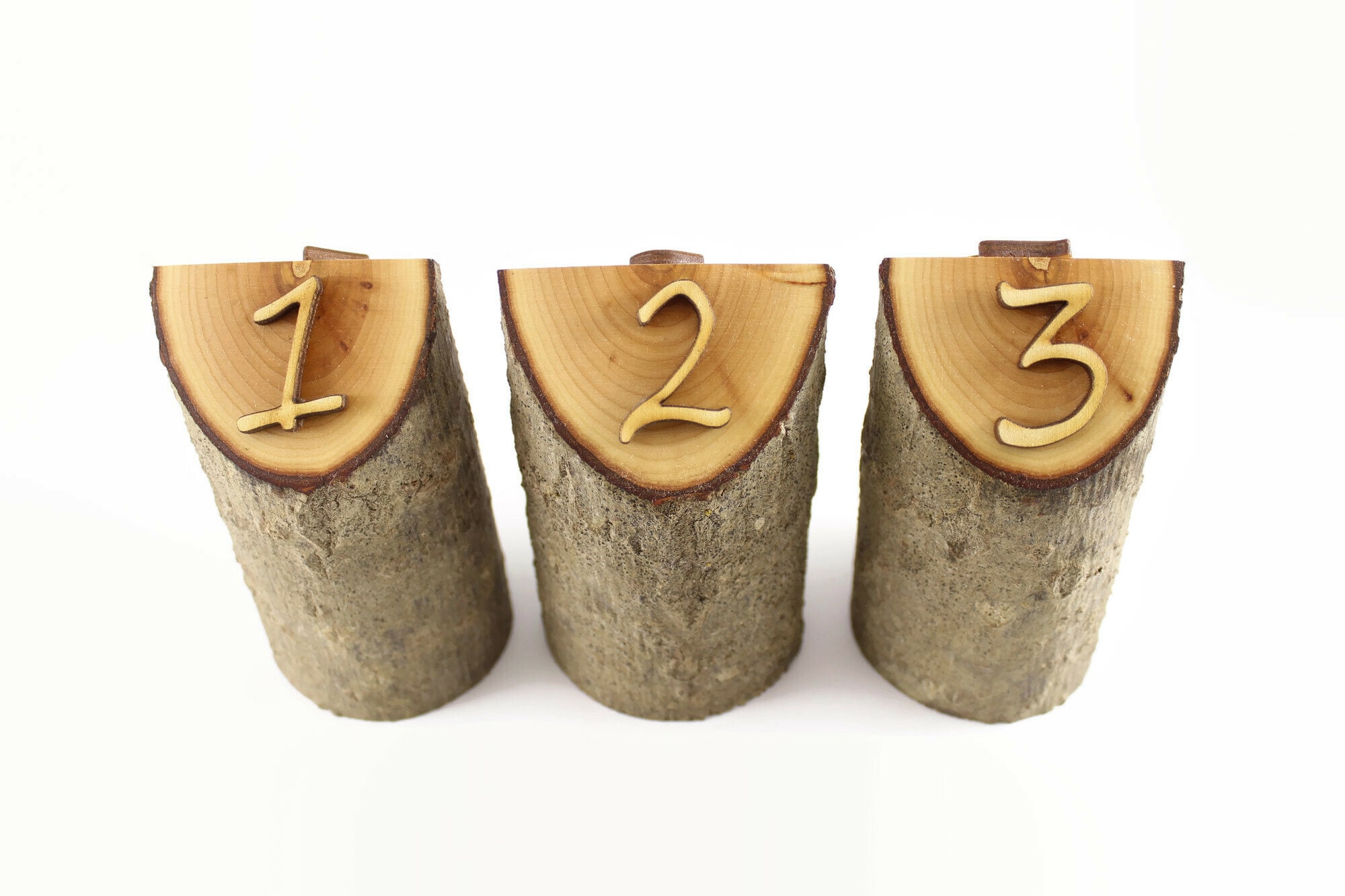 Rustic Wooden Table Numbers. Wedding Seating Cards. Wood | Etsy