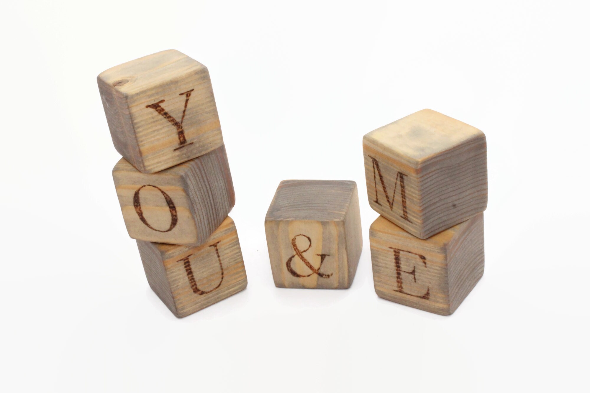 Personalized Wood Blocks. 15 Inch Cubes. Hand Burned Letters. - Etsy