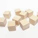 Set of 10 Pine Wooden Blocks 1 1/2 Inch 4 Cm Unfinished Wood Blocks ...