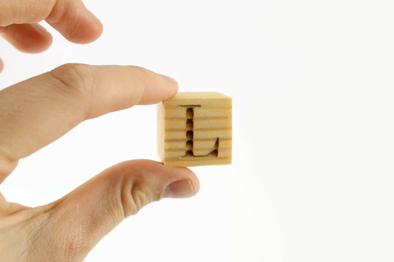 Personalized Wooden Blocks 1 Inch Letter Blocks Engraved | Etsy