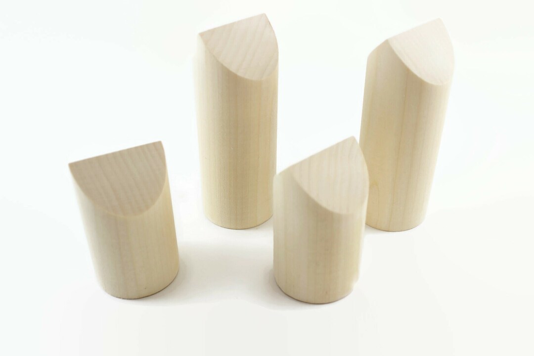 Wooden Tower Shapes. Unfinished Wood Towers. Wooden Crafts Supplies ...