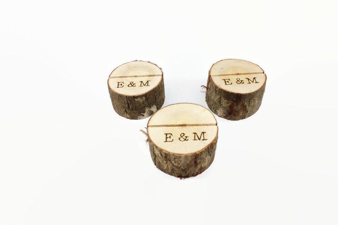 Personalized 10 Table Card Holders | Wedding Card Holders | Rustic Name ...