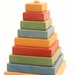 Wooden Pyramid | BIG SIZE | 17cm/6,7 in | Stacking Toy | Learning Toy ...