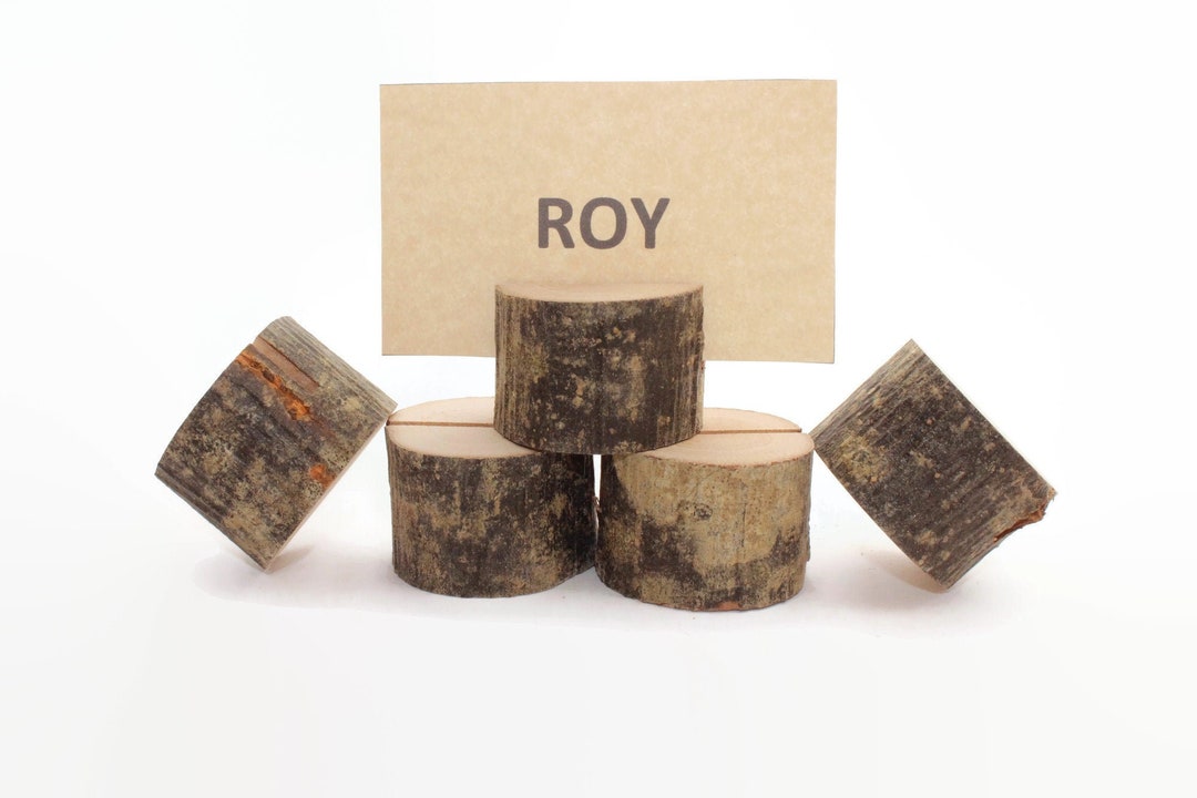 Set of 60 Table Card Holders | Name Card Holders | Rustic Wedding ...