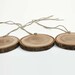 Set of 5 Cherry Tag Slices | 2,4 -3,2" | Wooden Tags | Wooden Slice ...