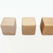 Set of 50 Birch Wooden Blocks | 1.6 " | 4cm | Natural Wooden Blocks ...