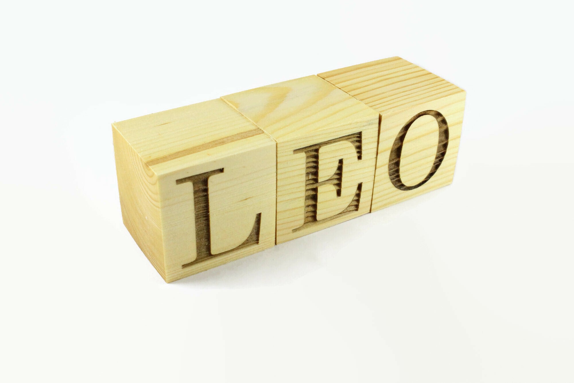 Personalized Wood Blocks. 2 Inch Cubes. Wooden Letter Blocks. | Etsy