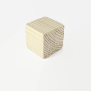 Big Wooden Blocks | 2,7" | 7 Cm | 70mm Blocks | 70x70 Blocks | 2,7 Inch ...