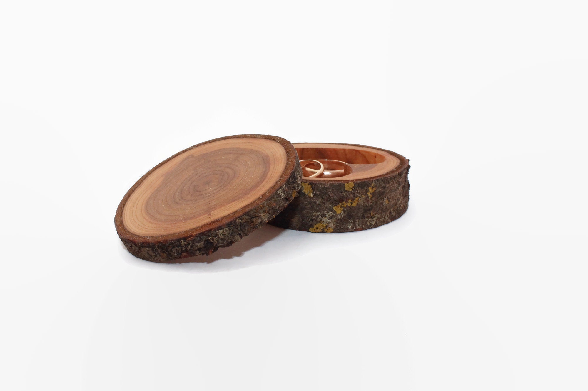 Personalized Wooden Ring Box | Rustic Ring Holder | Rustic Wedding ...