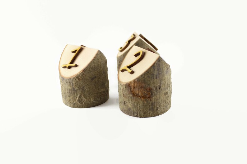 Rustic Wooden Branches With Table Numbers. Table Numbers Wood. Table ...