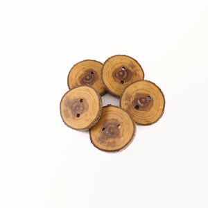 Set of 20 Wooden Buttons. Natural Wooden Buttons. Rustic Buttons ...