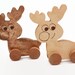 Wooden Reindeer Toys | Toys on Wheels | Christmas Wooden Toy ...
