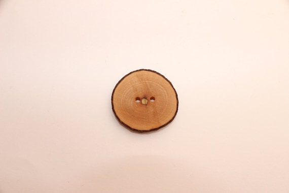 Set of 5 maple wooden buttons 1.2 1.6 Wood | Etsy
