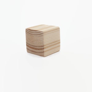 Set of 10 Pine Wooden Blocks | 1 1/2 Inch | 4 Cm | Unfinished Wood ...