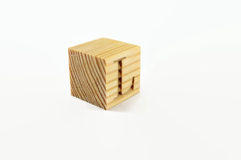 Personalized Wooden Blocks 1 Inch Letter Blocks Engraved - Etsy