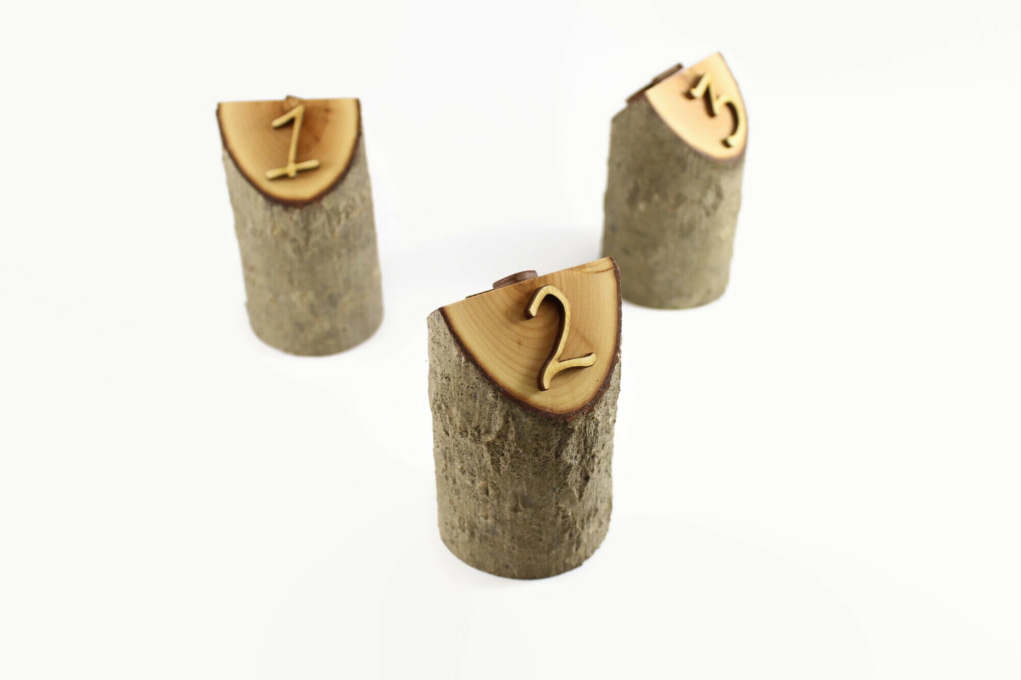 Rustic Wooden Table Numbers. Wedding Seating Cards. Wood | Etsy