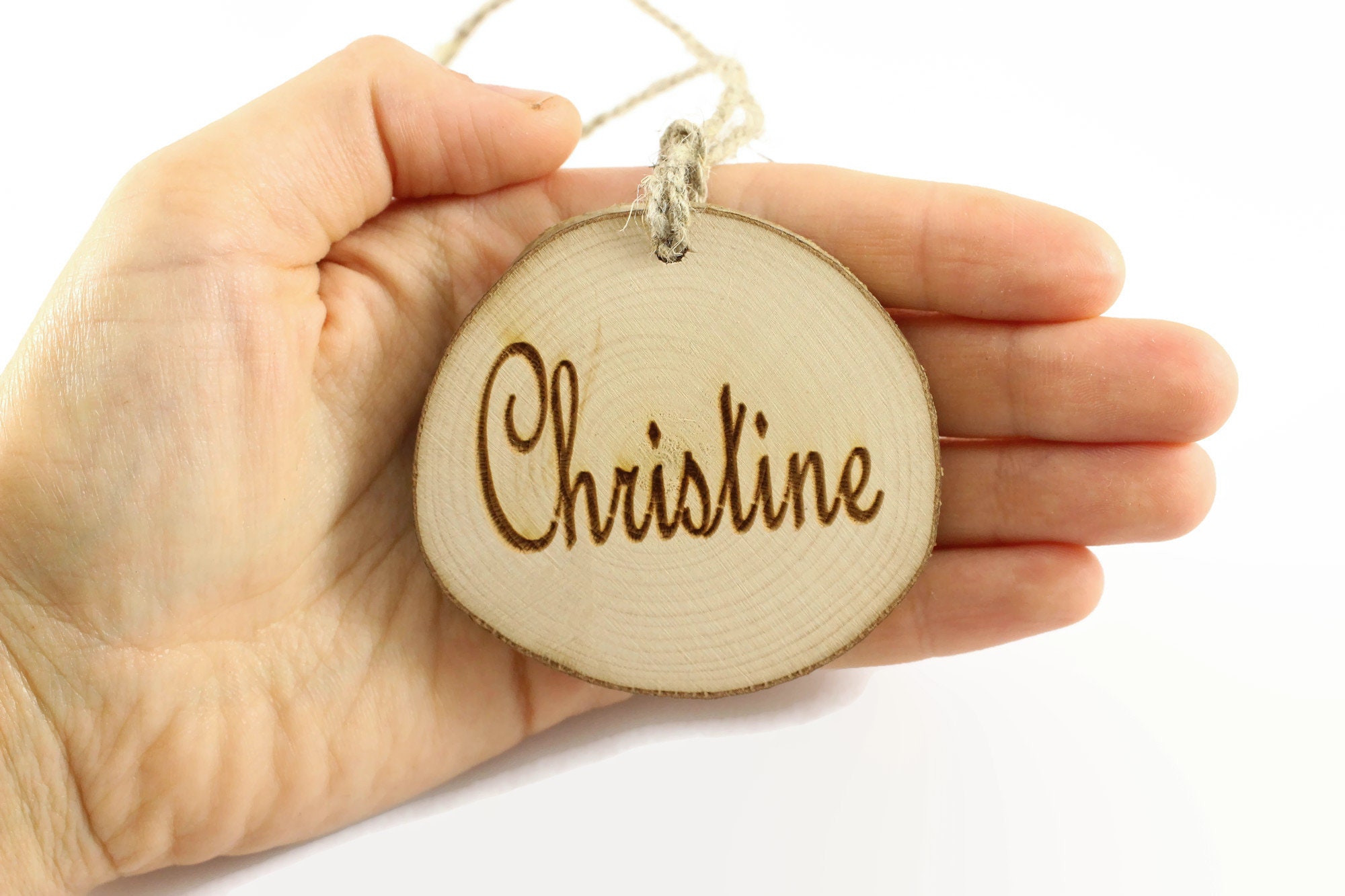 Set of 50 Personalized Wooden Name Tags 2-3 Wooden - Etsy